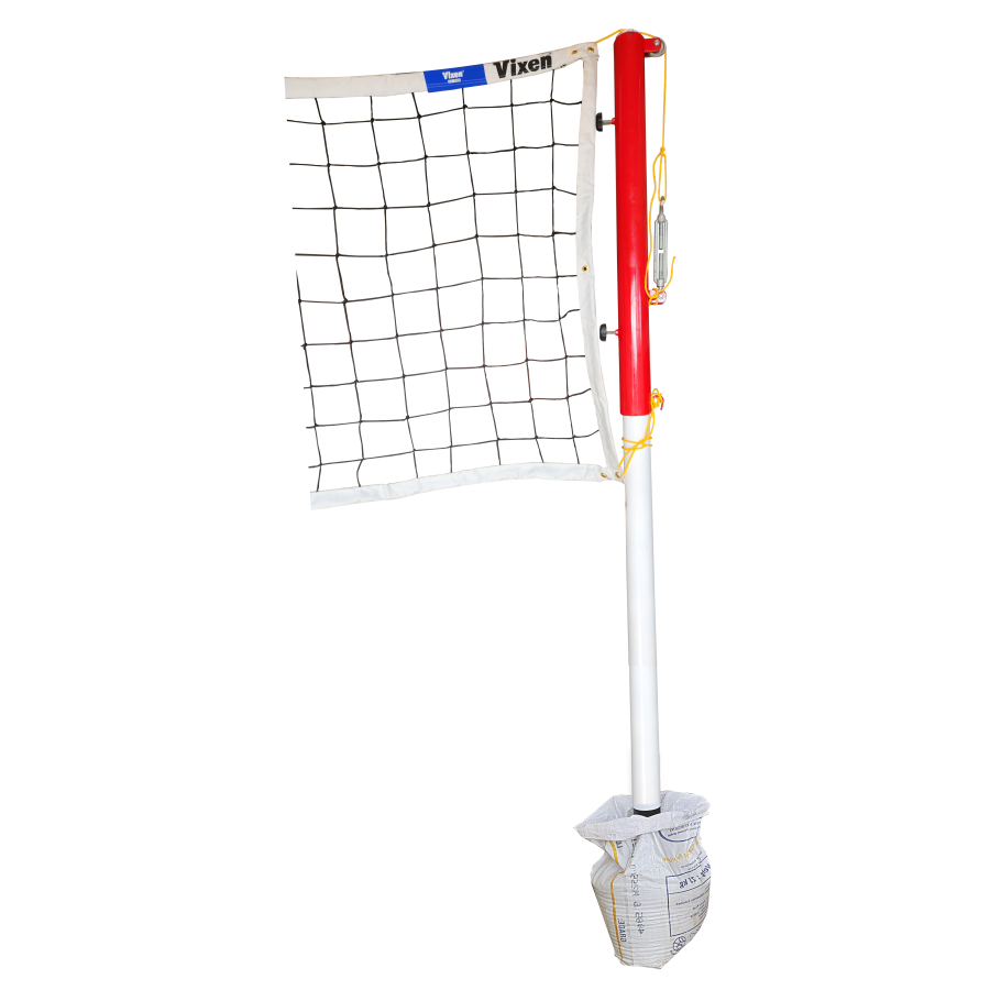 ADJUSTABLE PIPE VOLLEYBALL POLE Volleyball Net VIXEN | KIBI SPORTS