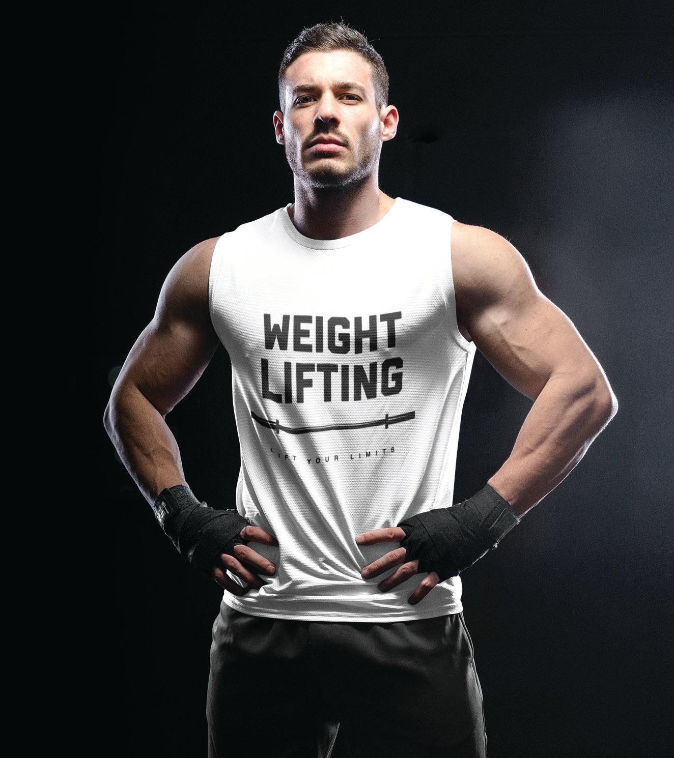 Men's Muscle Tank (Weightlifting) Wod Armour | Kibi Sports – KIBI SPORTS