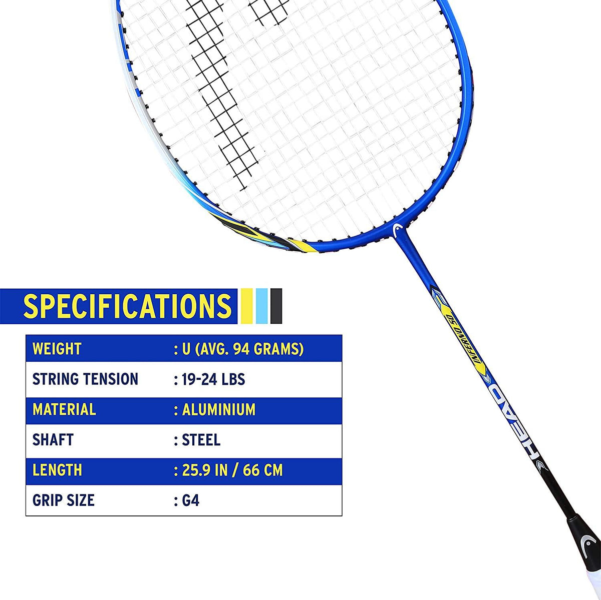 HEAD INFERNO 50 Badminton Racket | KIBI Sports – KIBI SPORTS